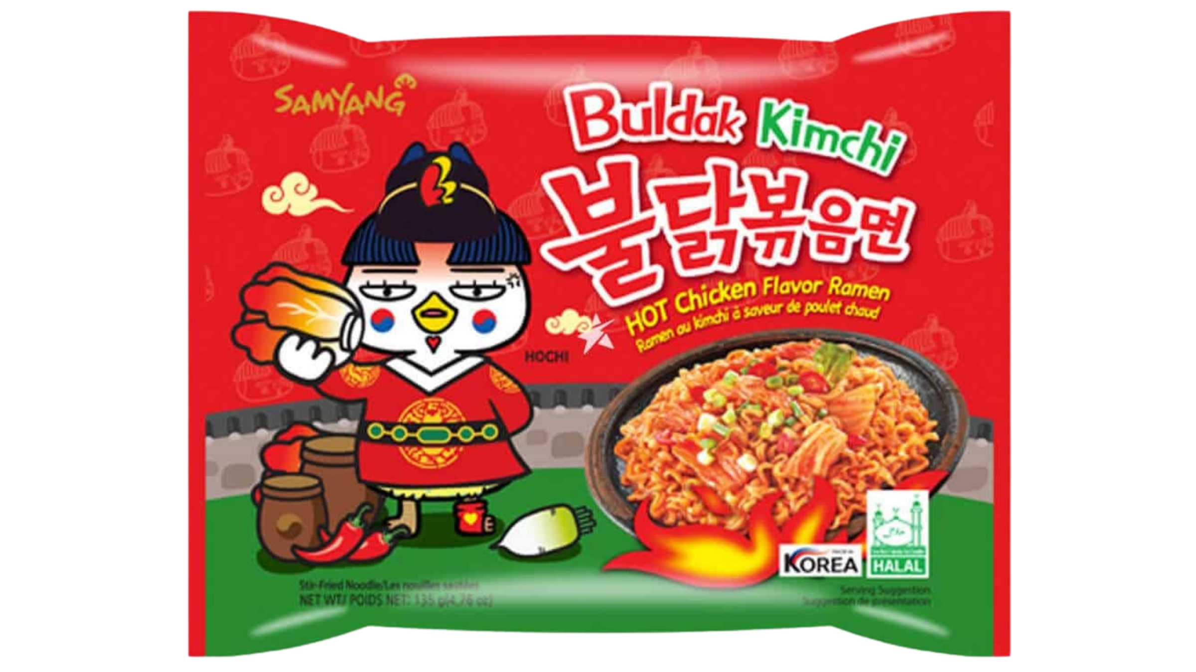 Samyang Buldak Hot Chicken Kimchi Ramen 135g | AsianHeaven